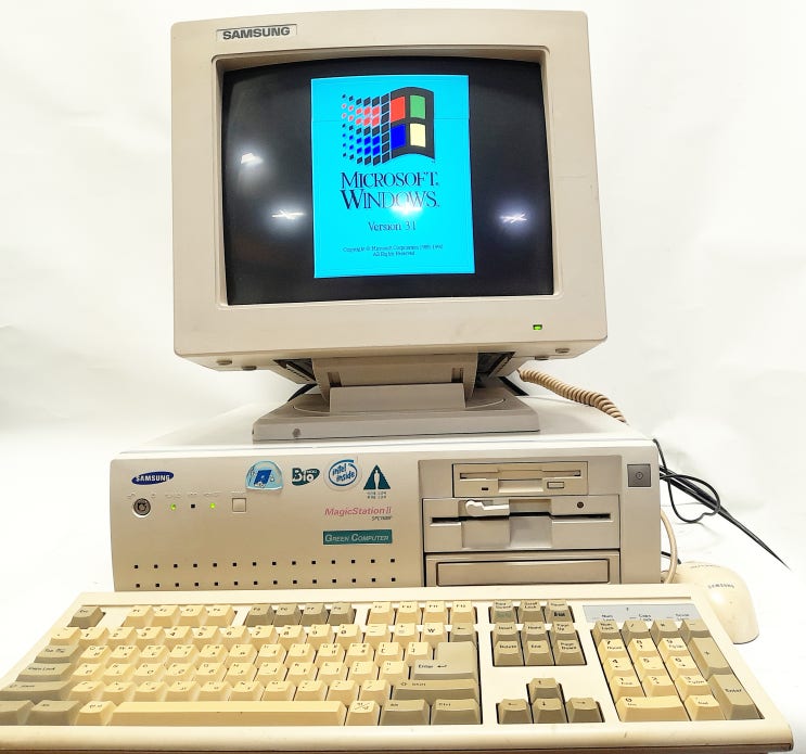 삼성전자SPC7600P 486DX2 66Mhz 컴퓨터 : 네이버 블로그