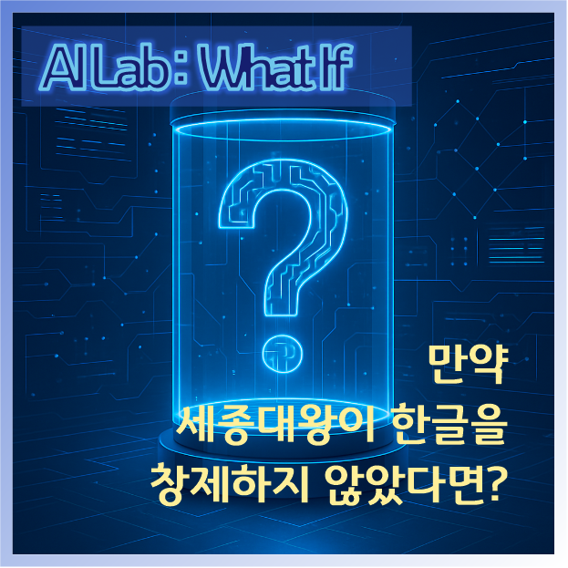 🟡 [AI Lab: What If_03] 만약 세종대왕이 한글을 창제하지 않았다면? : 네이버 블로그
