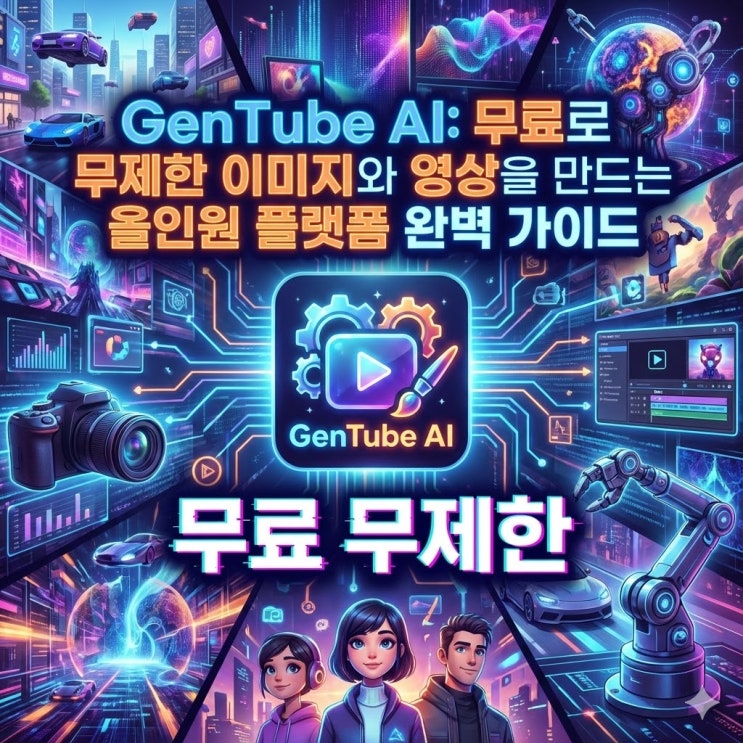 GenTube AI: 무료로 무제한 이미지와 영상을 만드는 올인원 플랫폼 완벽 가이드(프롬프트는 영어입력) : 네이버 블로그