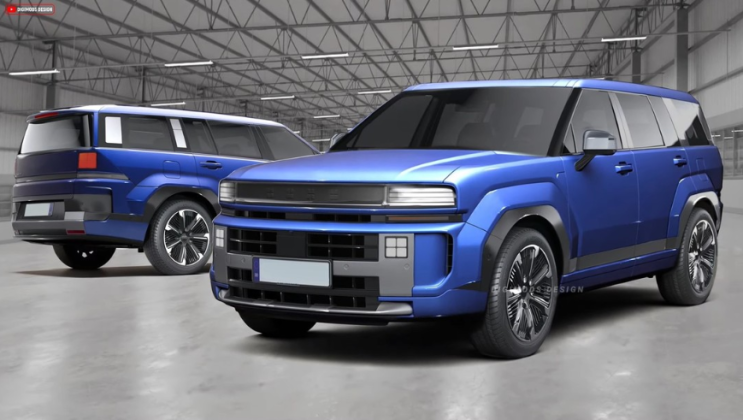 현대 싼타페 페이스리프트! 개뼈다구 디자인 끝? 쏘렌토와 정면 승부 : 네이버 블로그