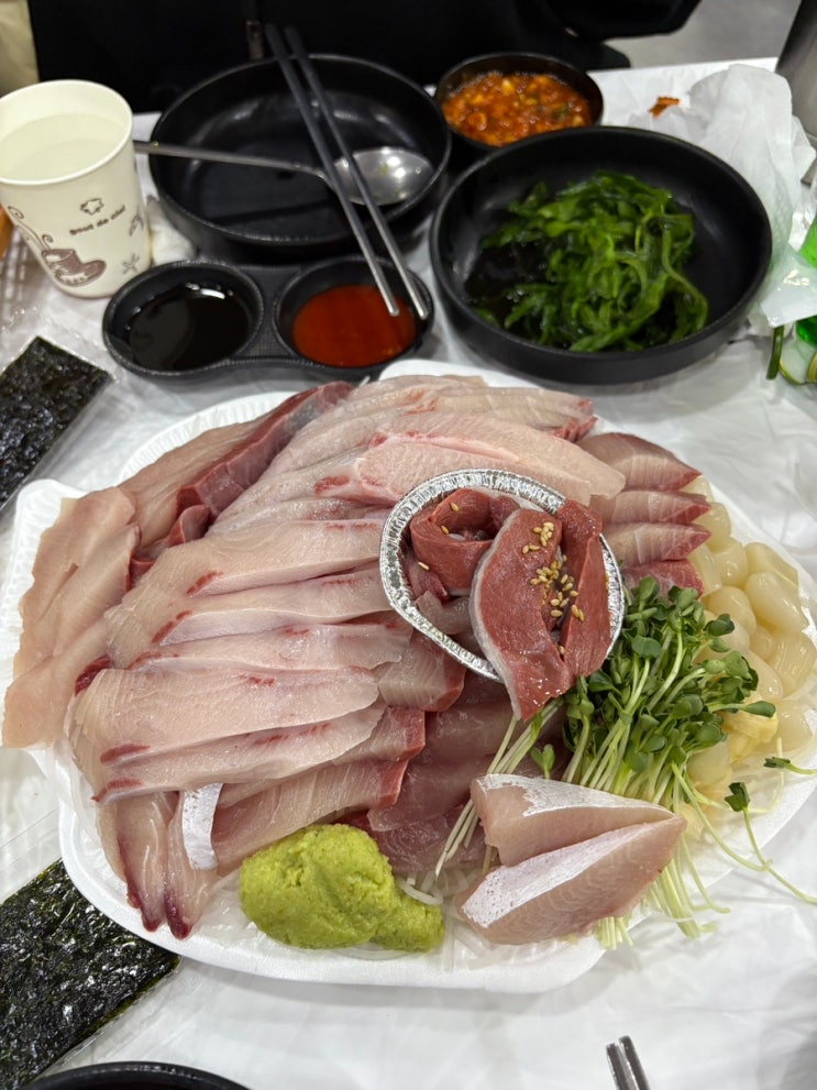 [맛집 추천] 노량진수산시장 로또수산/방어회/내돈내산/끄트머리 초장집 추천/솔직후기 : 네이버 블로그