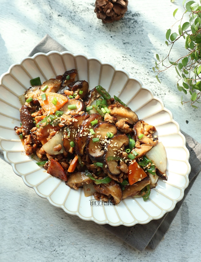 표고버섯볶음 레시피 백종원 표고버섯요리 : 네이버 블로그