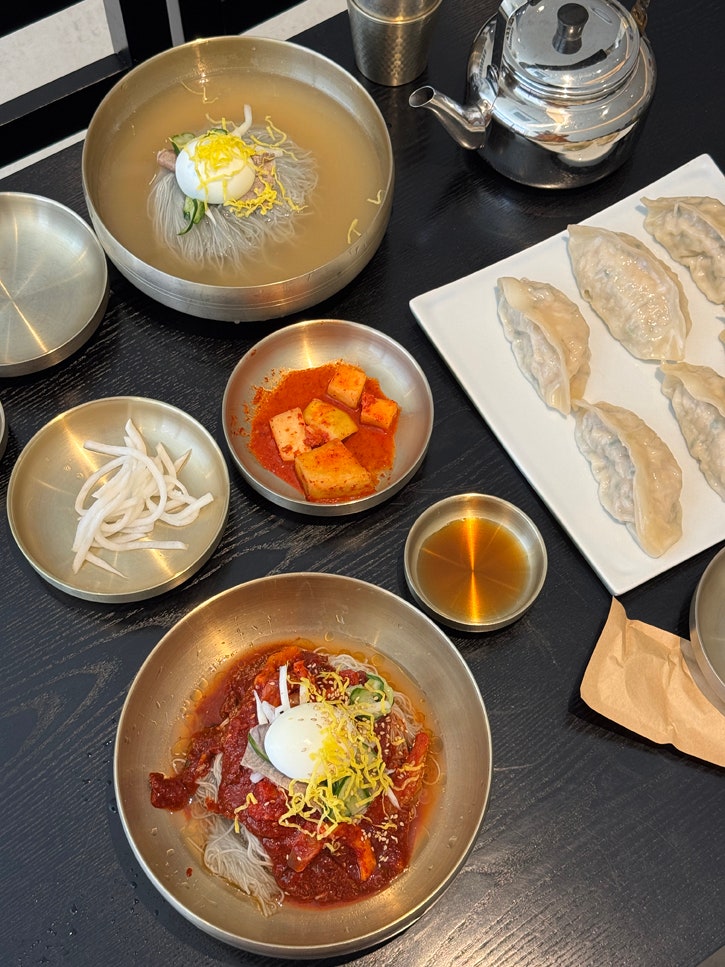 삼성역 점심 은하수면옥 회냉면에 만두 : 네이버 블로그