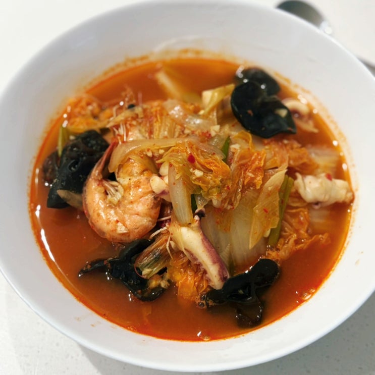 이연복 짬뽕 레시피 칼칼한 굴짬뽕 만들기 : 네이버 블로그