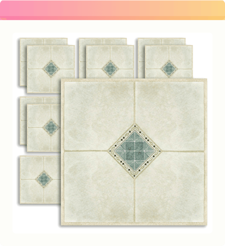 9,900원으로 방 분위기 순삭! 정사각 데코타일 HQ032 셀프 인테리어 도전기 : 네이버 블로그