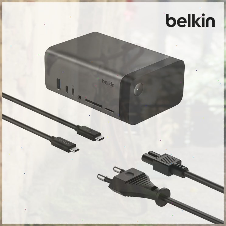 벨킨 11in1 프로 C타입 멀티 허브 독 도킹스테이션 GaN 150W 8K 트리플 디스플레이 INC020qc 맥북 에어 M4 ...