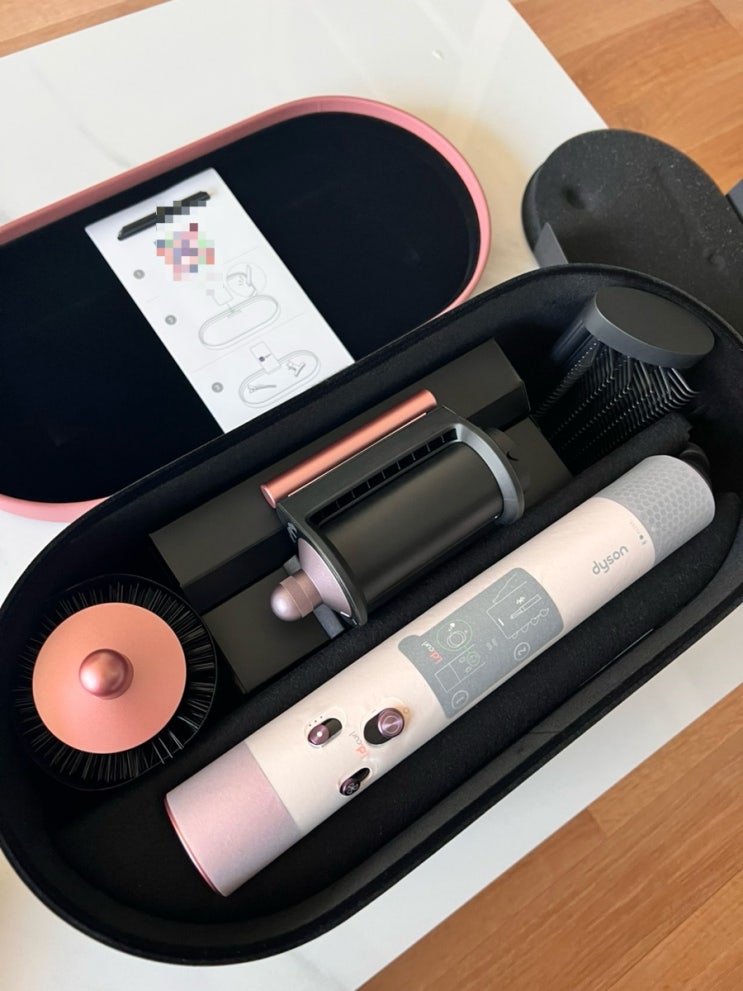 [내돈내산] 다이슨 에어랩id 핑크 구리 롯데백화점 7층 구입 : 네이버 블로그