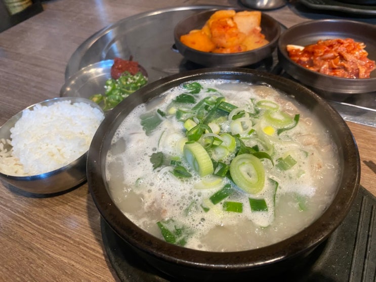 매탄동 순대국 담소소사골순대육개장 매탄삼성2호점 : 네이버 블로그