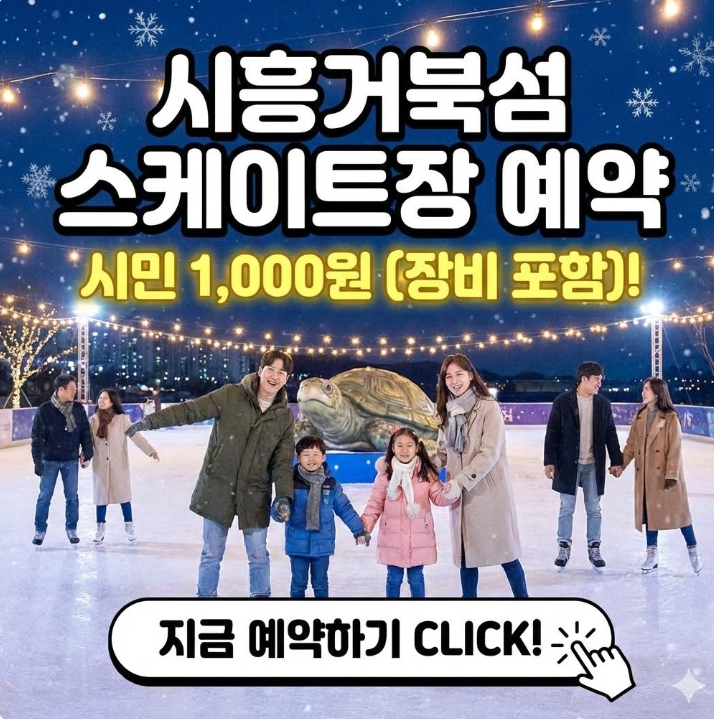 시흥거북섬 스케이트장 예약, 시민 1천원에 장비까지 포함 : 네이버 블로그