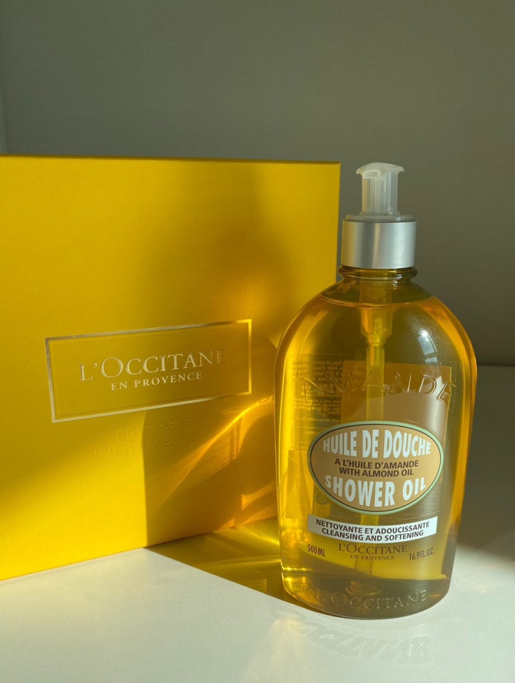 록시땅 아몬드 샤워오일 내돈내산 후기 : 네이버 블로그