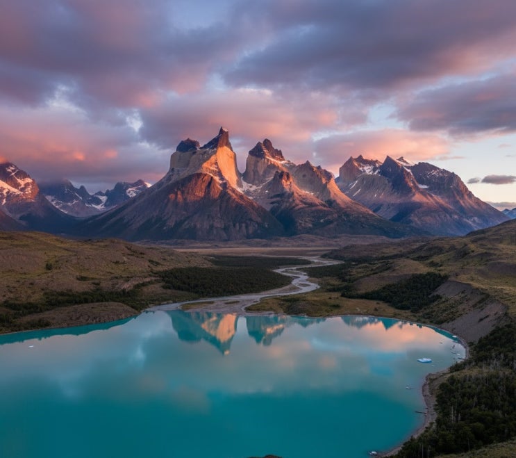 지구 최남단의 거대한 봉우리 ⛰️ 칠레 토레스 델 파이네 국립공원, 파타고니아의 장엄한 트레킹 : 네이버 블로그