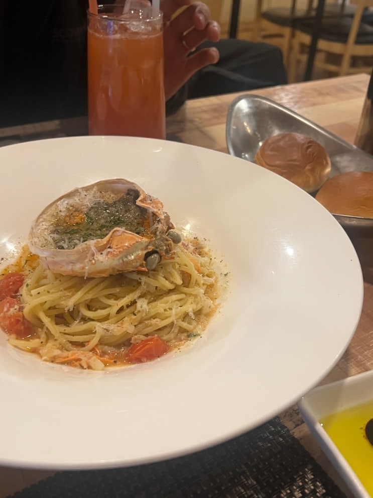 [강원도 춘천] 올블루 파스타 / 녹진게살파스타 / 춘천 감자뇨끼 맛집 : 네이버 블로그