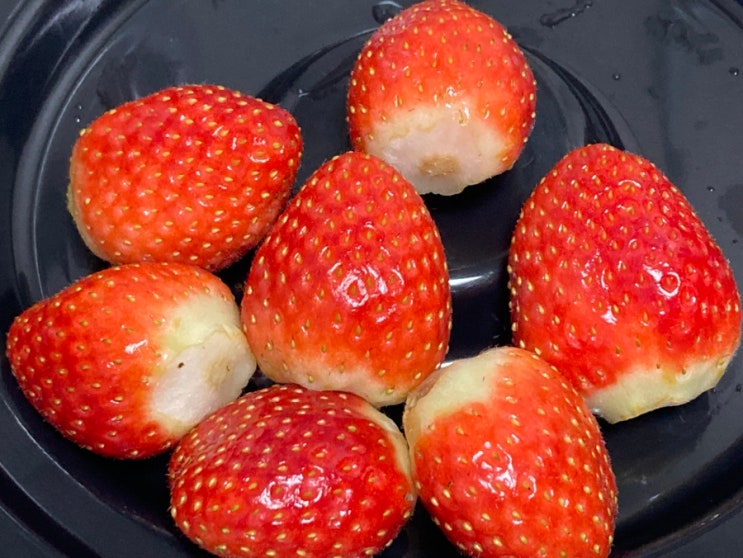 겨울딸기, 경남고성 공룡나라 이슬딸기 이건 완전 설탕이네! : 네이버 블로그