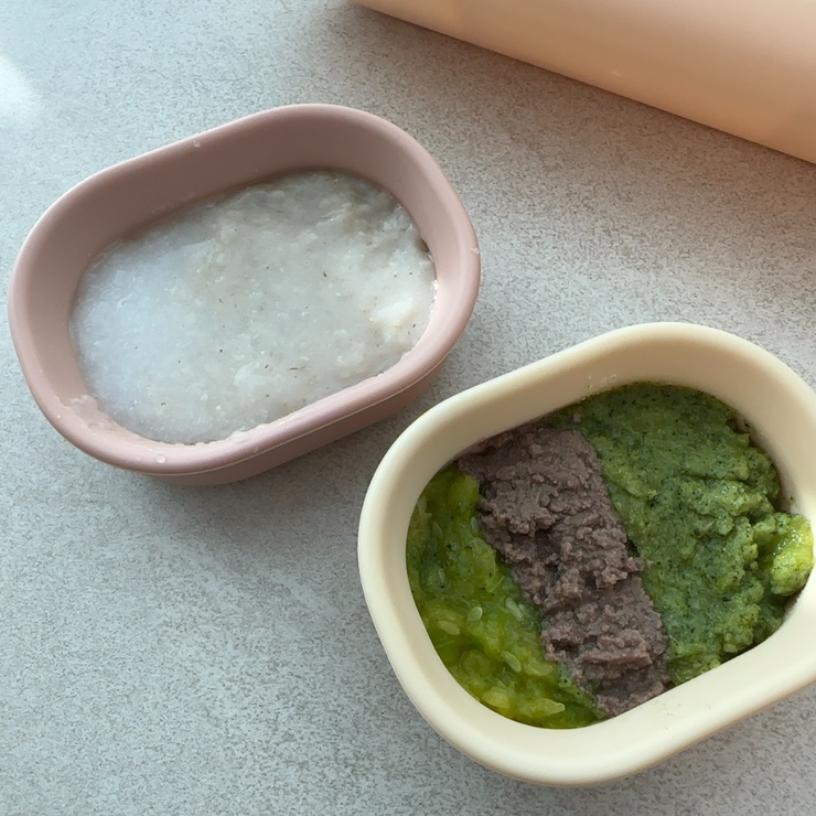 초기 이유식 :: 이유식을 시작하다. 큐브 이유식 한달차 기록 : 네이버 블로그