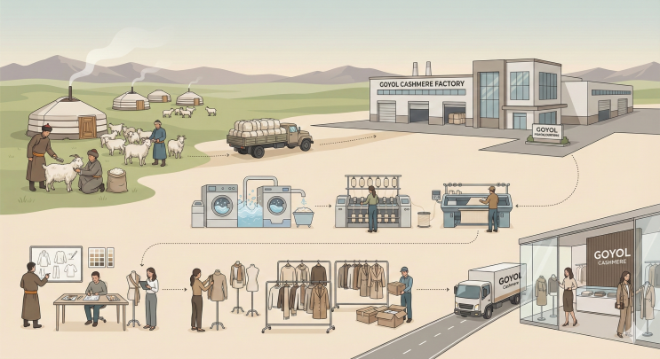 [Brand Story] 몽골 고비사막에서 서울까지, 고욜(Goyol) 캐시미어의 5,000km 여정 : 네이버 블로그