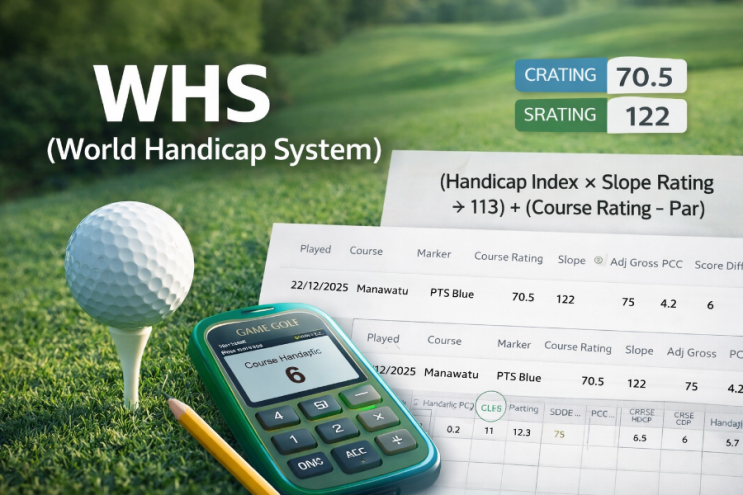 (2025.12.22) WHS (World Handicap System)이란? : 네이버 블로그