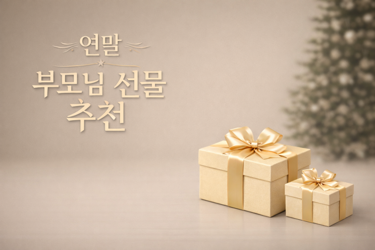 💝 연말 부모님 선물 추천 BEST｜실패 없는 건강·실속·경험형 선물 총정리 (가격대별 가이드) : 네이버 블로그