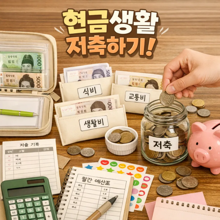 현금생활 저축 시작 전 준비물은 뭐가 있을까 현생용품소개 : 네이버 블로그
