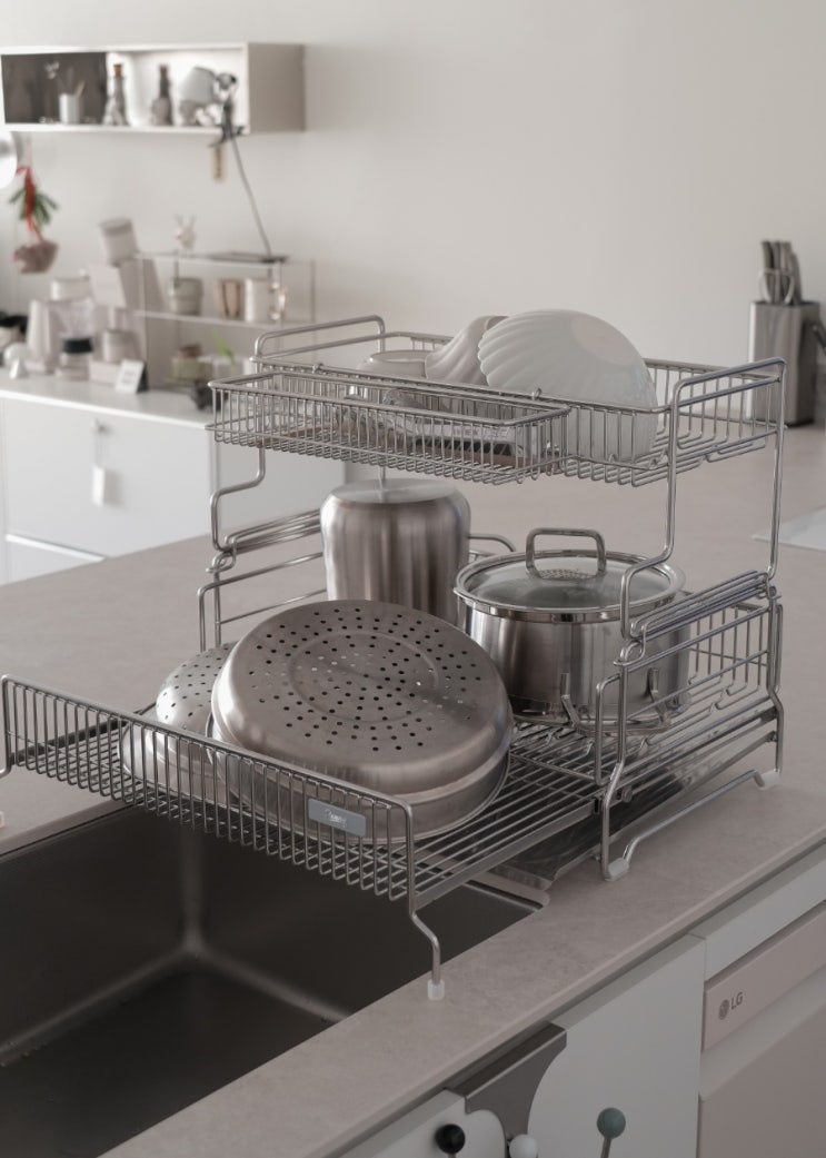 대면형 주방 식기건조대 스테니 올스텐 304 스텐식기건조대 추천 : 네이버 블로그