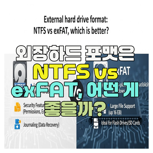 대전외장하드복구, 포맷은 NTFS vs exFAT, 어떤 게 좋을까? : 네이버 블로그