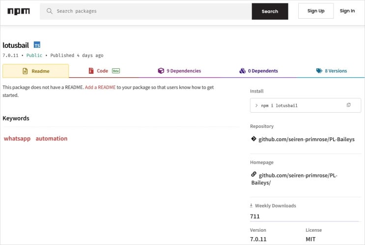 악성 npm 패키지가 WhatsApp 계정과 메시지를 탈취 : 네이버 블로그