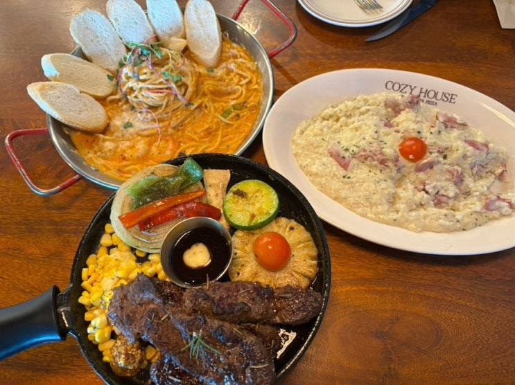 🥩[가성비 스테이크] 인천 서구 코지하우스 루원시티점🥩 1주년 기념💕 방문 내돈내산💵 : 네이버 블로그