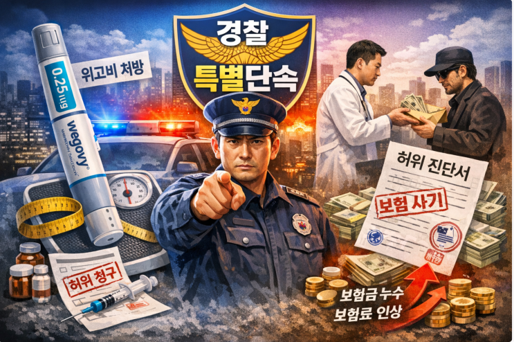실손보험으로 위고비 처방 '꼼수' 안 통한다…경찰 특별단속 : 네이버 블로그