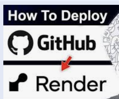 앱개발에 필요한 경로 : GitHub (깃허브) Render (렌더) : 네이버 블로그