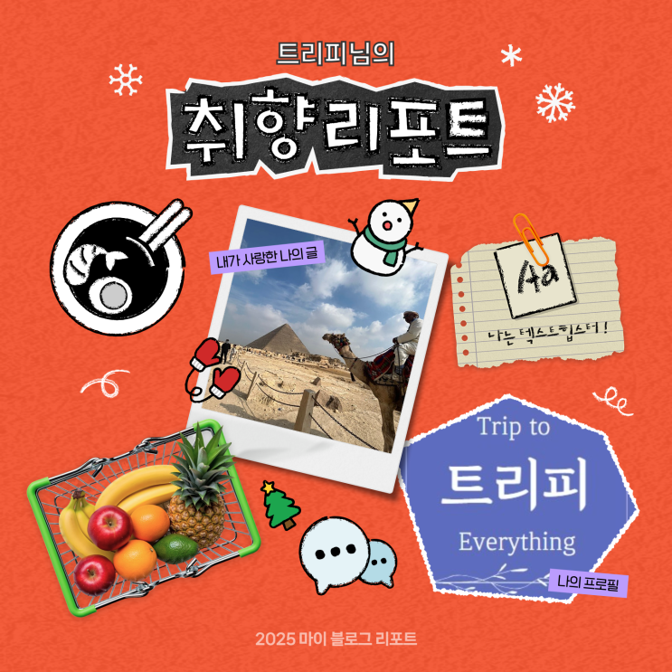 [2025 마이 블로그 리포트] 데이터로 채워보는 내 블로그 취향 리포트 : 네이버 블로그