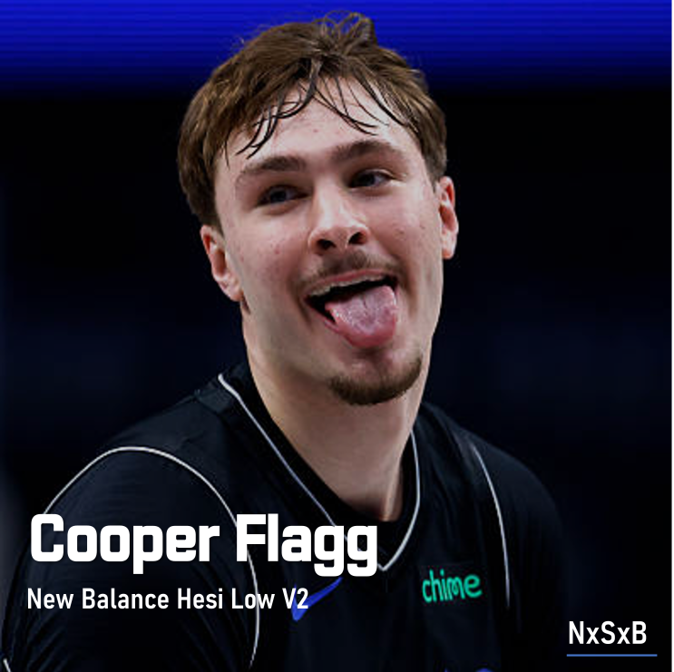쿠퍼 플래그가 신은 농구화 / 뉴발란스 Hesi Low V2 / 25-26 nba / 12월 23일 / 댈러스 매버릭스 vs ...