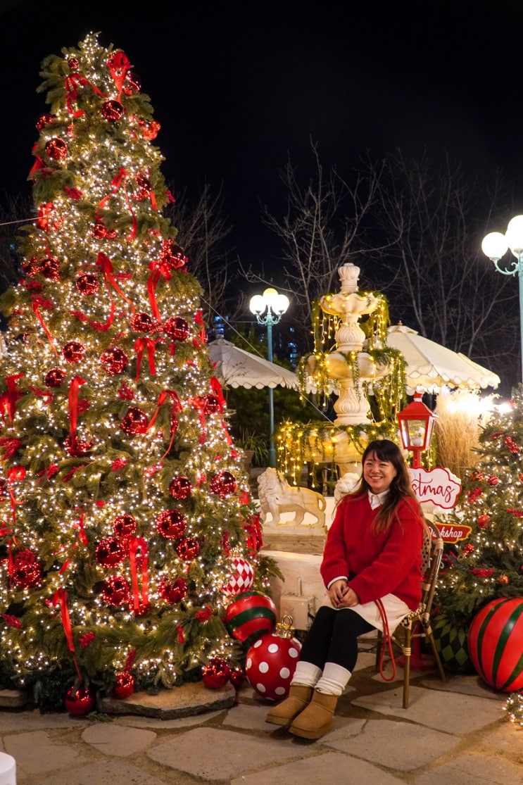 수원 대형 카페 - 크리스마스 포토존이 예쁜 도나스데이 본점에서 데이트도 하고 인생샷도 찍고~ : 네이버 블로그