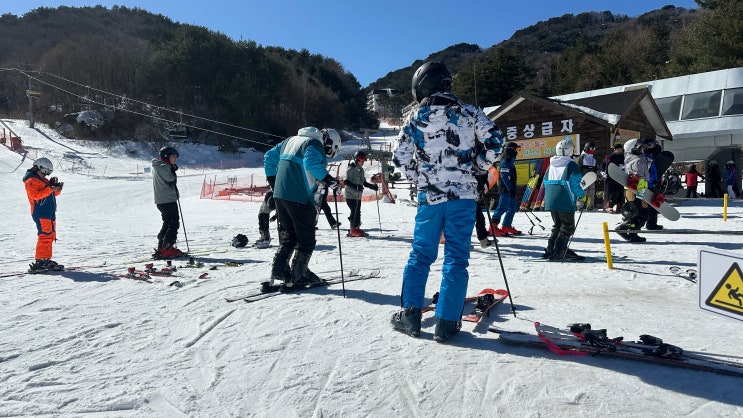 무주리조트 스키장 야간스키와 덕유산 케이블카 곤도라 향적봉 코스 : 네이버 블로그