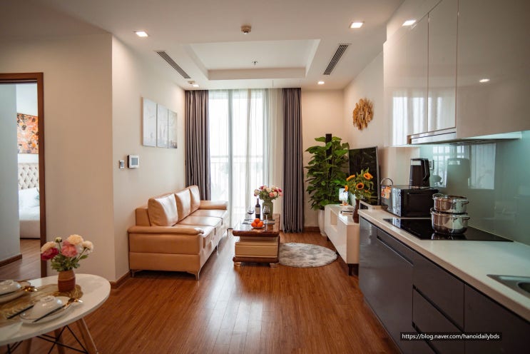 하노이 빈홈 그린베이 아파트 임대 2룸 풀옵션 월세 1800만동 : 네이버 블로그