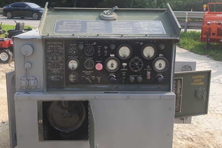 미군 30kW 디젤 발전기 중고 MEP-805A 저소음 현장용 전원 : 네이버 블로그