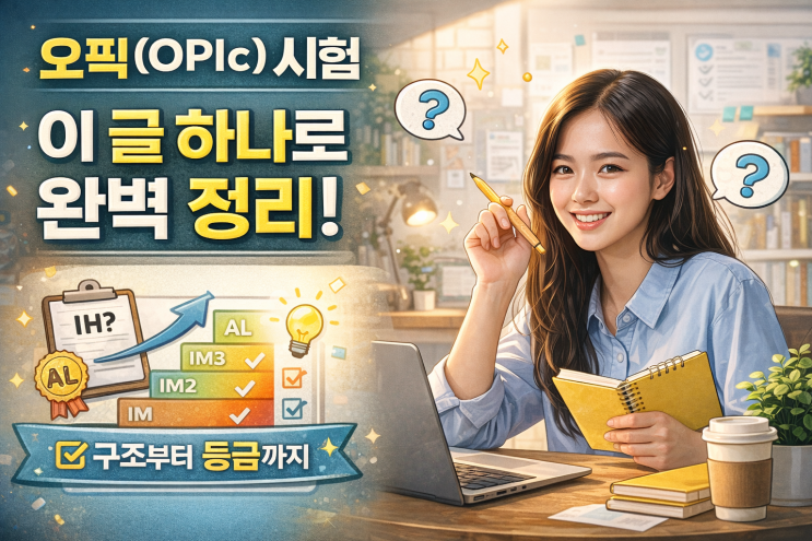 오픽(OPIc) 시험, 이 글 하나로 완벽 정리! 구조부터 등급까지 : 네이버 블로그