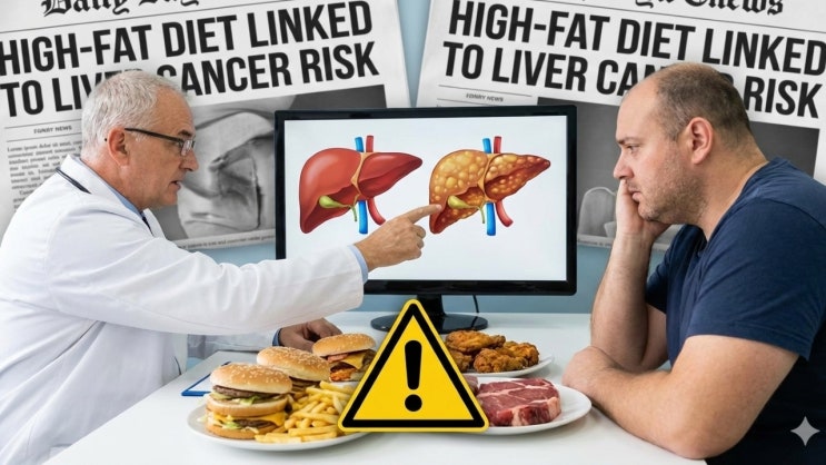 고지방 식단, 간암 위험성 높인다?... 간세포의 생존 본능이 암 위험성↑ : 네이버 블로그