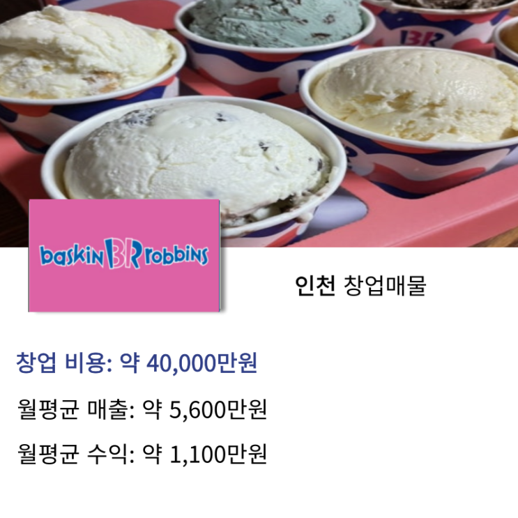 배스킨라빈스 창업비용, 인천 양도 매장을 알아보자~! : 네이버 블로그