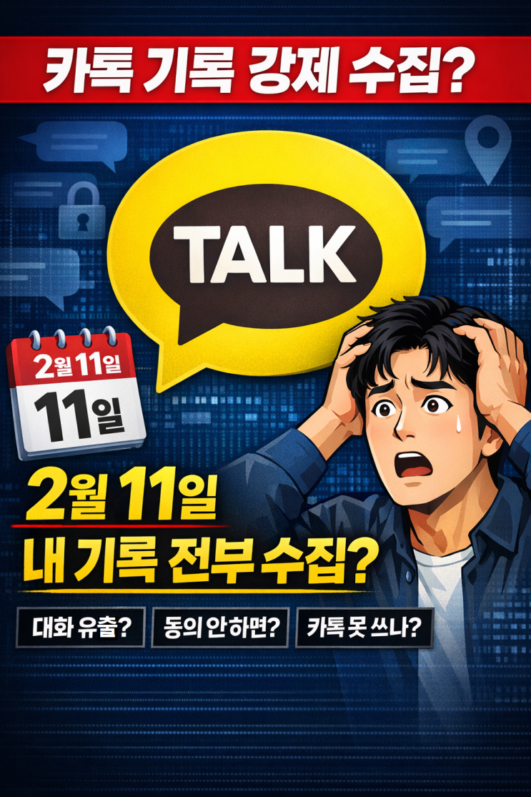 카카오톡 내 기록 강제 수집! 거절 시 이용불가? : 네이버 블로그