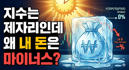[투자 기초] 음의 복리(Negative Compounding)란? 주가가 제자리여도 내 돈이 사라지는 마법 (레버리지 위험성 ...