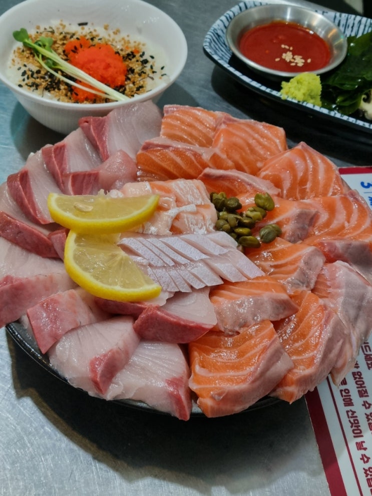 [서울|합정|홍대] 대방어 연어 숙성회 맛집 평일 웨이팅 * 합정광안리 2호점 : 네이버 블로그