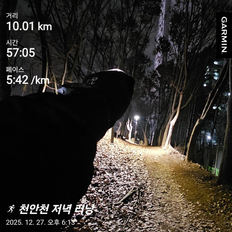 12월 27일 운동기록 저녁 천안천 러닝 : 네이버 블로그