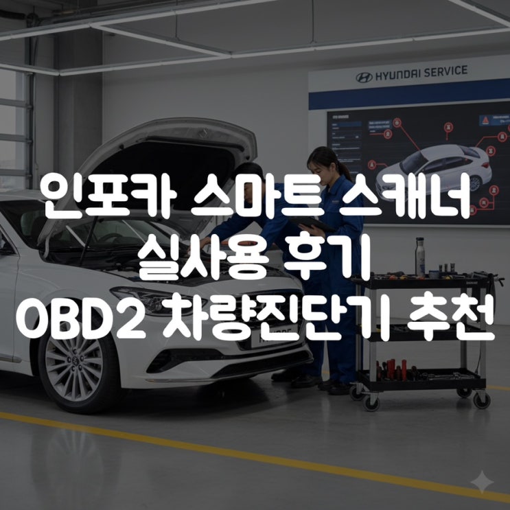 인포카(INFOCAR) 스마트 스캐너 실사용 후기｜OBD2 차량진단기 추천, 제조사데이터까지 확인 : 네이버 블로그