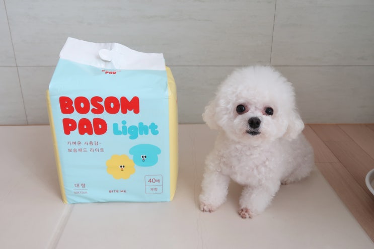 강아지 배변패드 대형, 큼지막해서 쓰기 좋아요 : 네이버 블로그