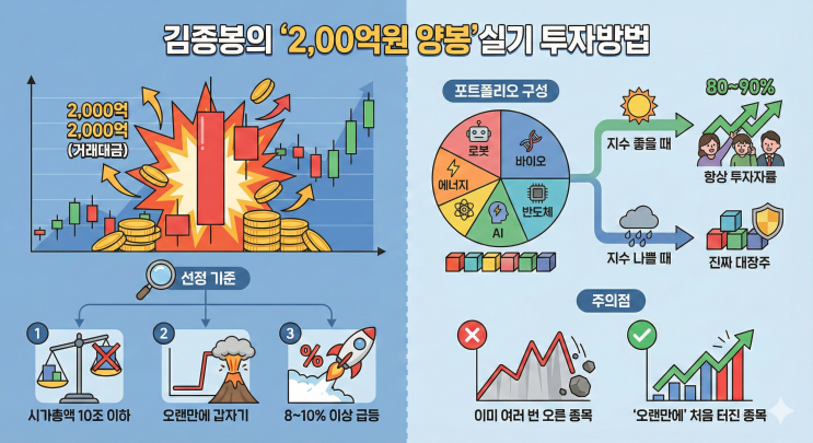 김종봉 작가의 실전 투자법: "2,000억 양봉으로 주도주를 찾아라" _ ★★★★ : 네이버 블로그