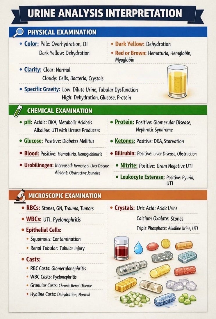 Urine Analysis Interpretation : 네이버 블로그