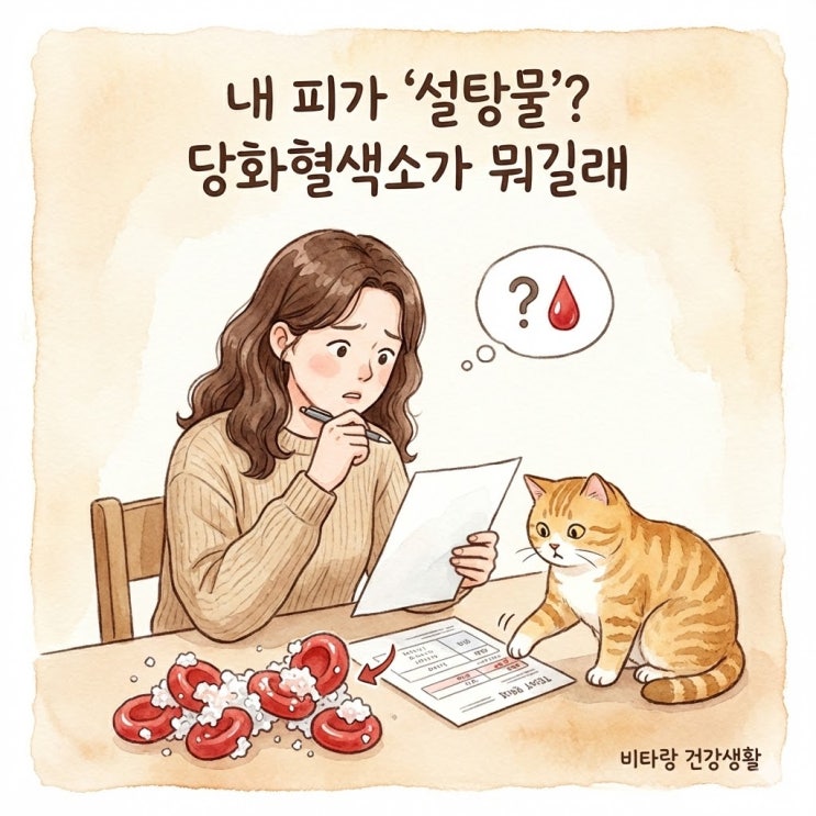 당화혈색소: 내 피가 '설탕물'이라니? 정상 수치와 낮추는 핵심 비법 : 네이버 블로그