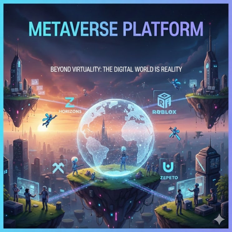 [생활속 상식] 메타버스 뜻과 메타버스 플랫폼 총정리, 가상현실을 넘어 현실이 된 디지털 세계 : 네이버 블로그