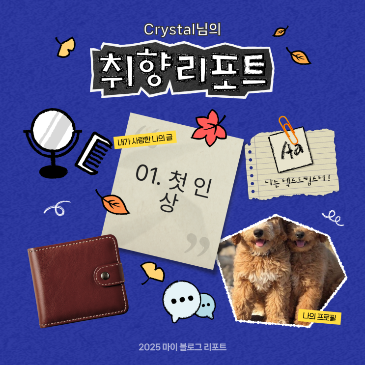 [2025 마이 블로그 리포트] 데이터로 채워보는 내 블로그 취향 리포트 : 네이버 블로그