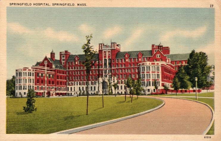 1937 - Springfield Hospital, Springfield. MA (Tichnor) : 네이버 블로그