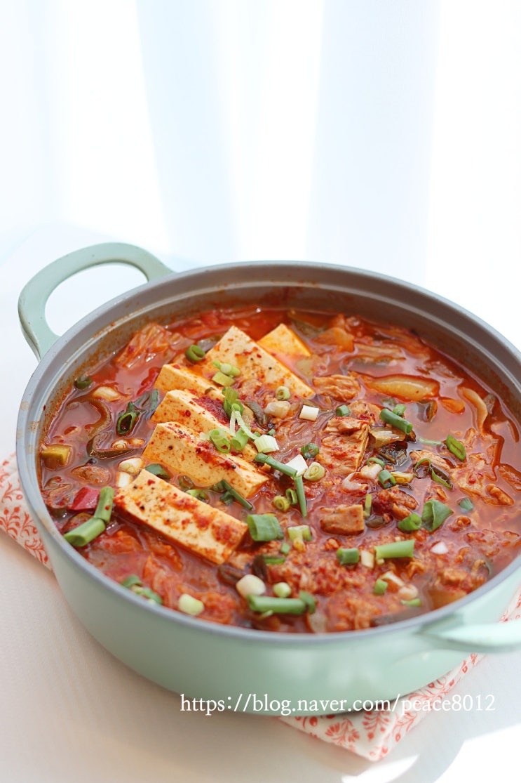 참치 김치찌개 레시피 추천 끓이는법 : 네이버 블로그